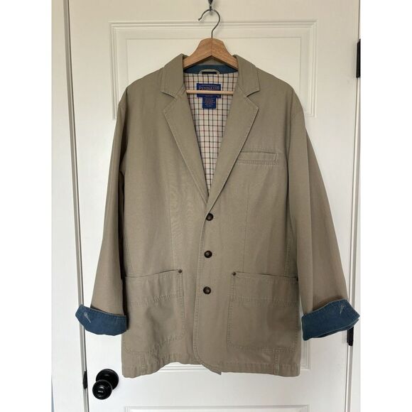 Pendleton | Jackets & Coats | Pendleton Field Chore Barn Canvas Blazer ...